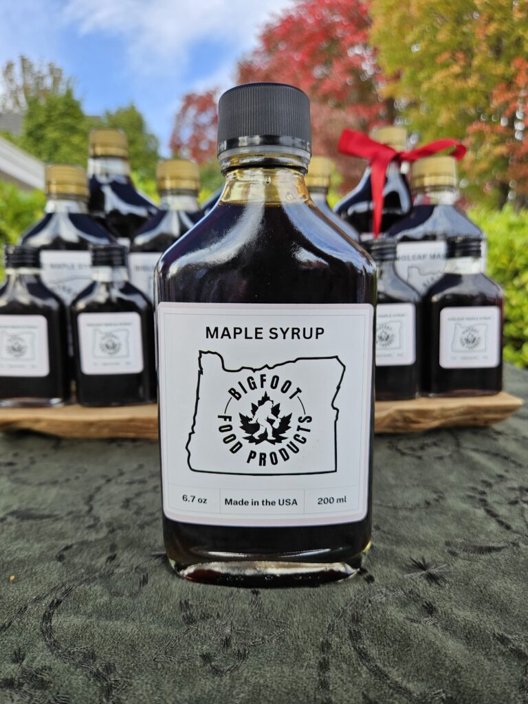 2024 Oregon-Indiana Blend Maple Syrup 200ml (6.7oz) - Bigfoot Food Products